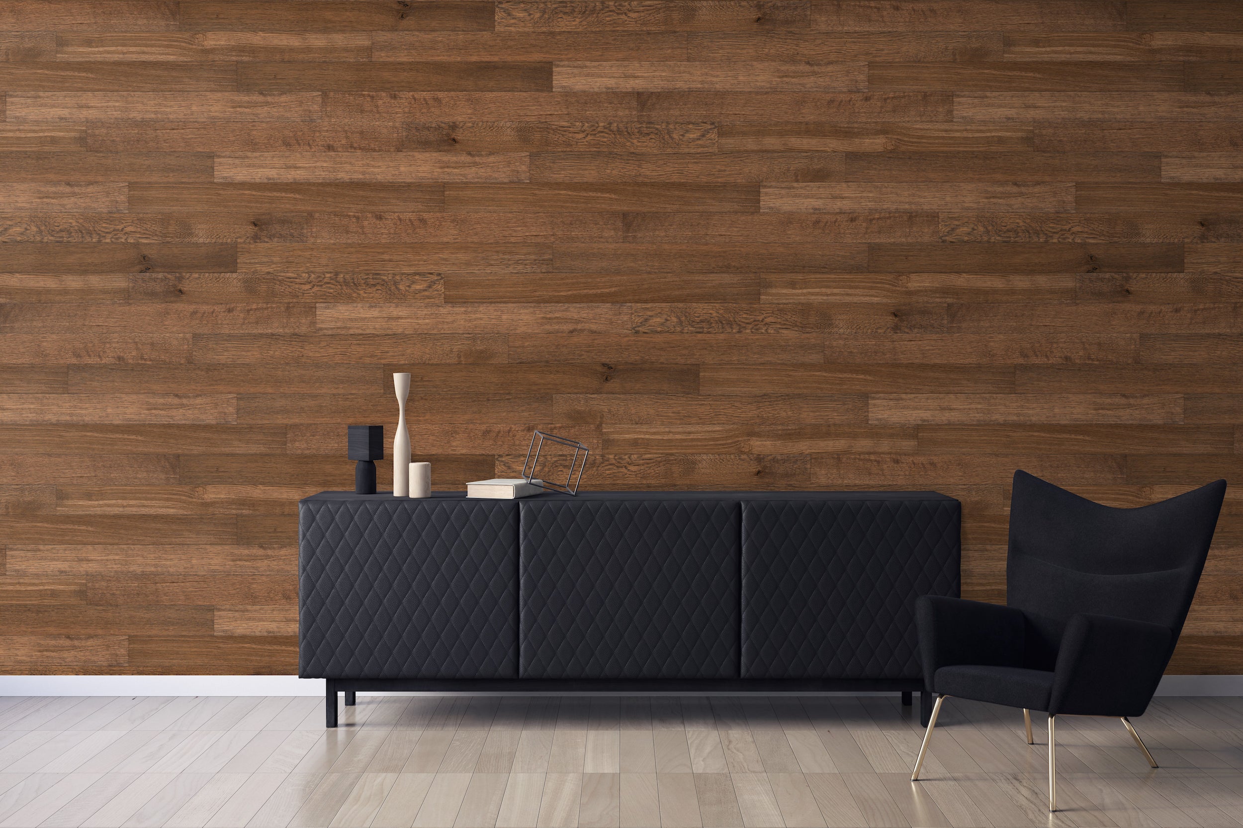 Cocoa Color Wooden Panels | Architectural Wood Planks